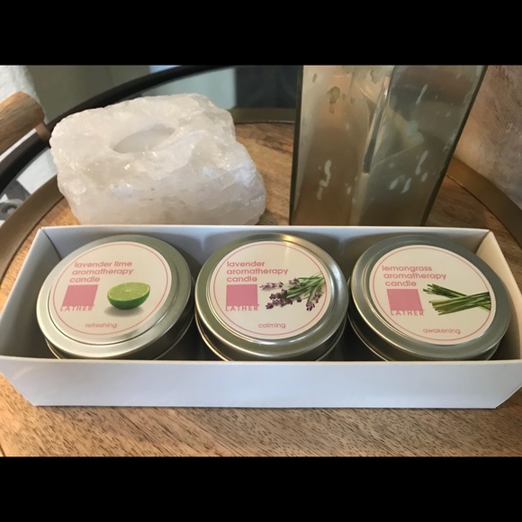 LATHER | Accents | Lather Aromatherapy Treo Candle Set | Poshmark